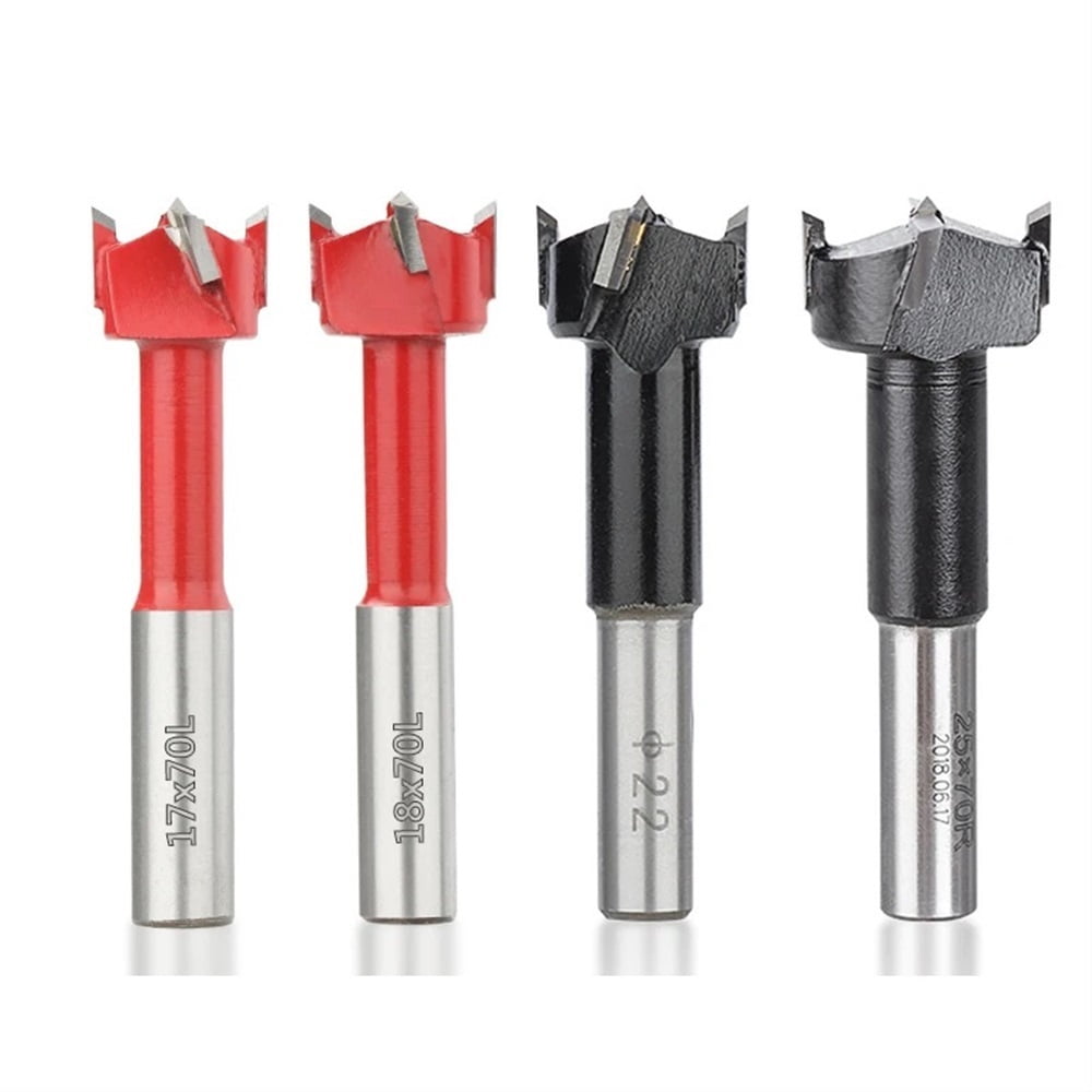 4 Flutes Forstner Drill Bit Carbide Wood Router Bit 15/20/35mm Alloy ...