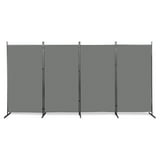 4-Fold Divider with Carbon Steel Frame, 11*6 FT Foldable Screen with ...