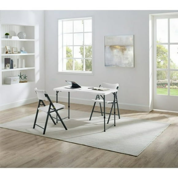 Lifetime 4 Foot Adjustable Height Folding Table