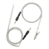 4 Foot Meat Temperature Probe & Pit Thermometer Set with 3.5mm Plug ...