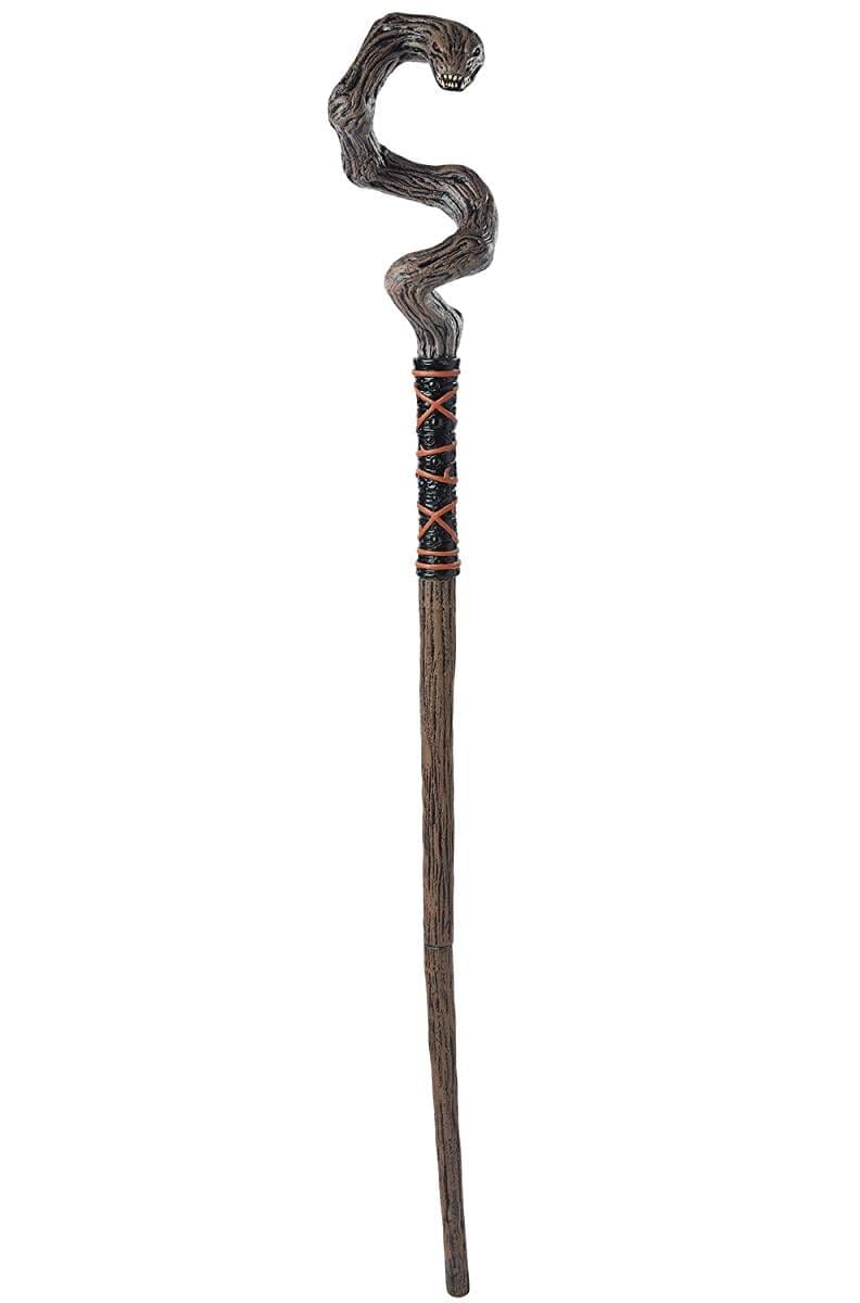 California Costumes 4 Foot Serpent Staff Costume Accessory, Brown/Black ...