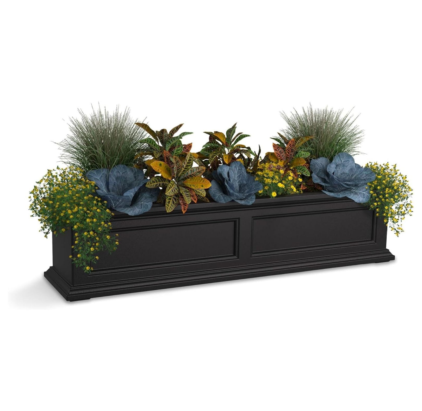 4-Foot Window Box – Self-Watering, Weather-Resistant Planter for ...