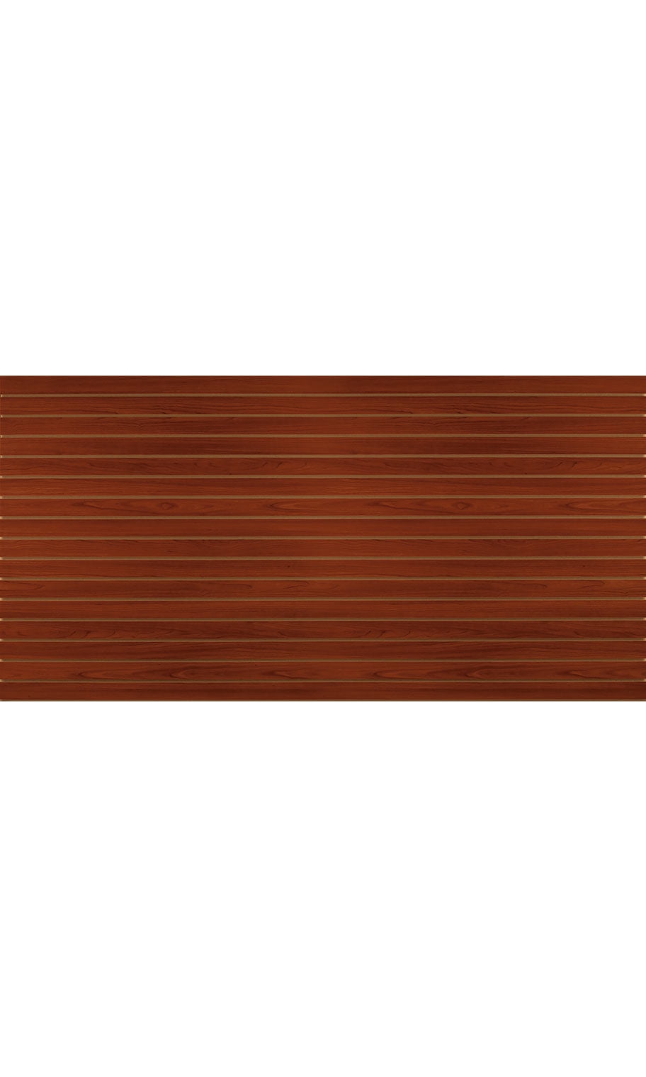 4 Foot x 8 Foot Horizontal Cherry Slatwall Panel - Sturdy Horizontal ...