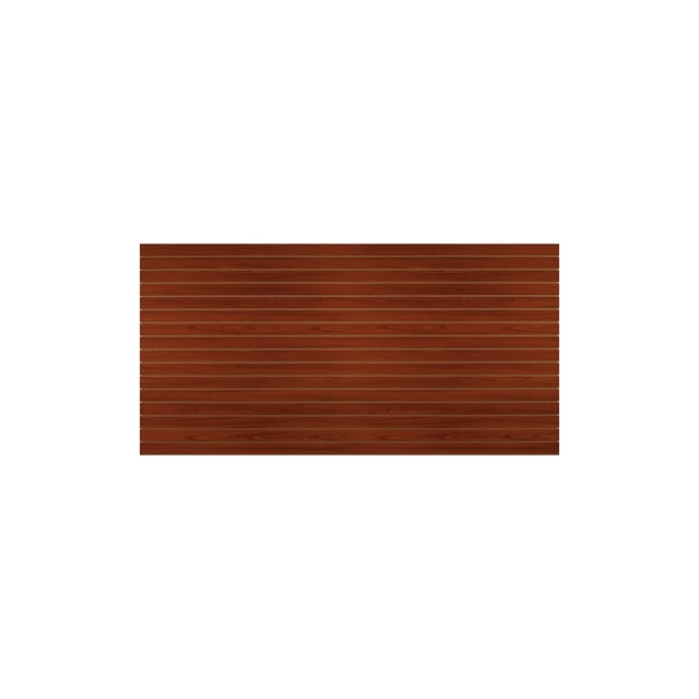 4 Foot x 8 Foot Horizontal Cherry Slatwall Panel - Sturdy Horizontal ...