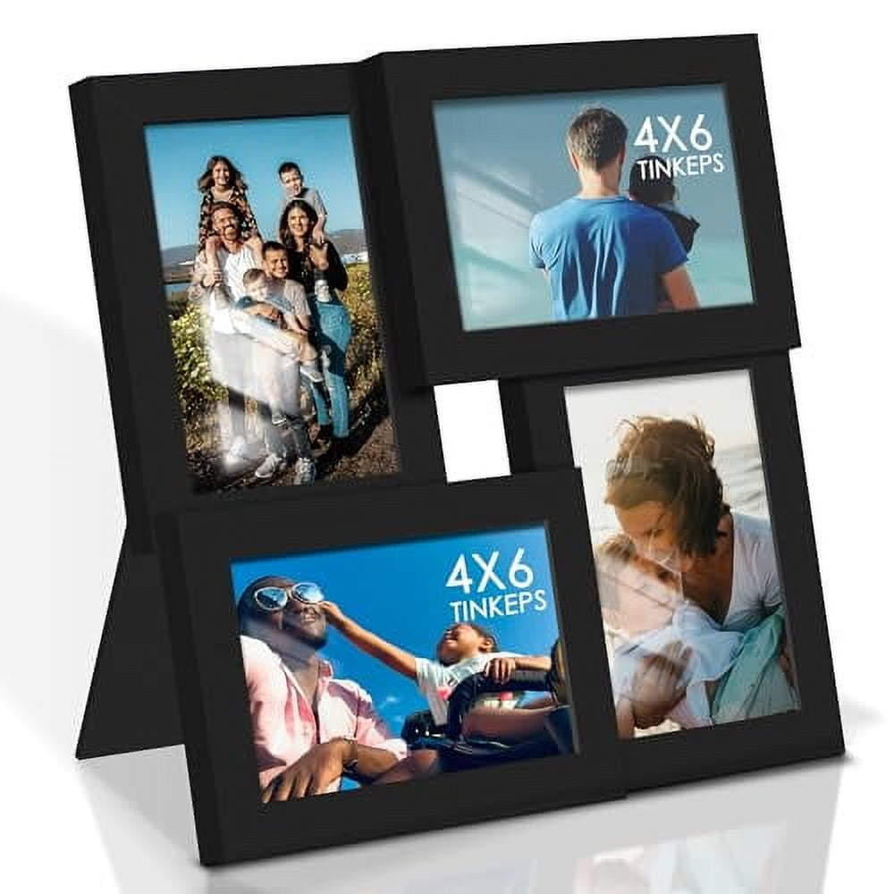 4 Frames for 4x6 Photos, 6x4 Collage Photo Frames for Wall - Walmart.com