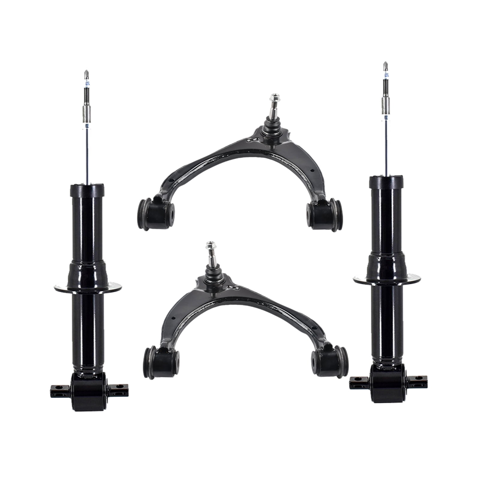 Set of 4 Front Upper Control Arm Ball Joint-Suspension Strut Assembly ...