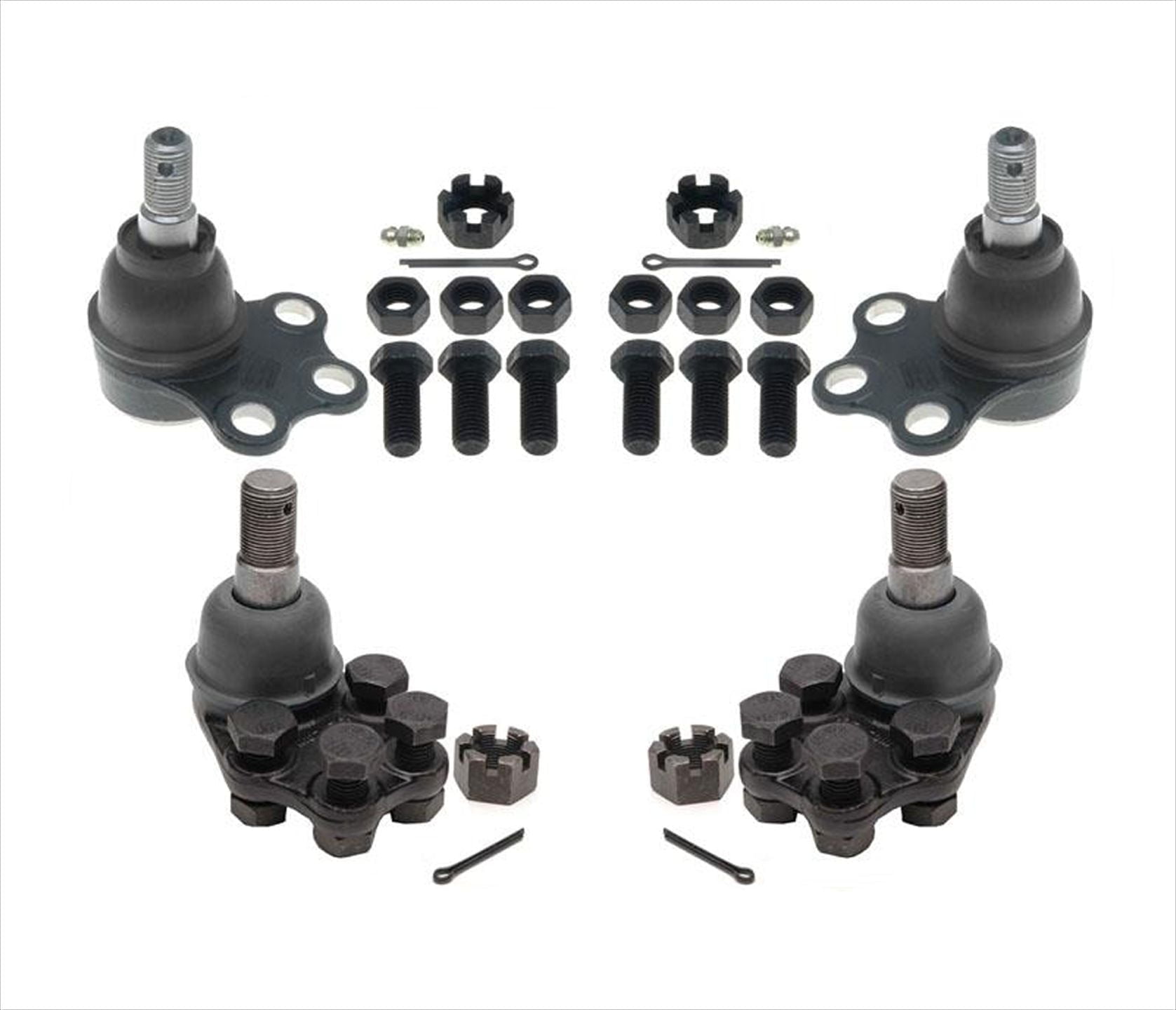 4 Front Upper Lower Joints For 00-02 Ram 2500 Pick Up Rear Wheel Drive ...