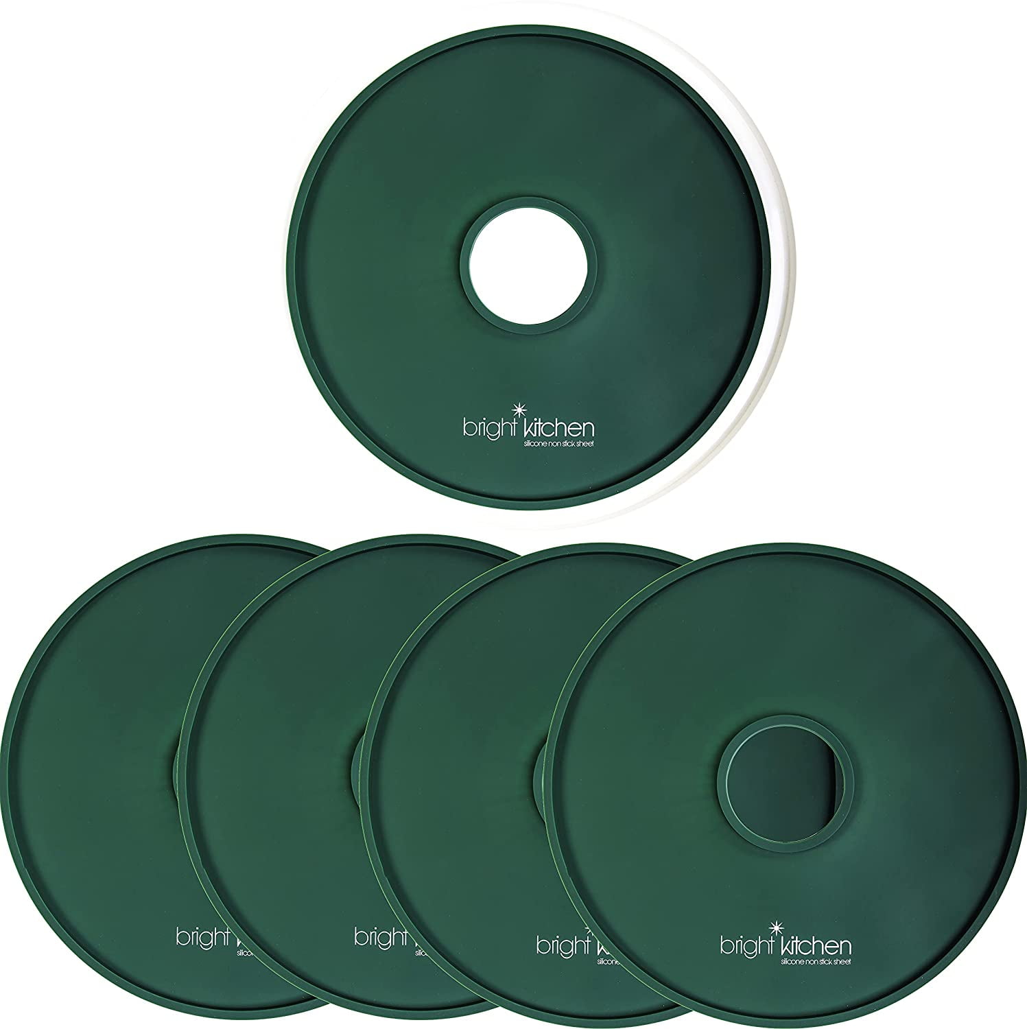 4 Fruit Leather Silicone Dehydrator Sheets with EDGES - NON-Toxic ...