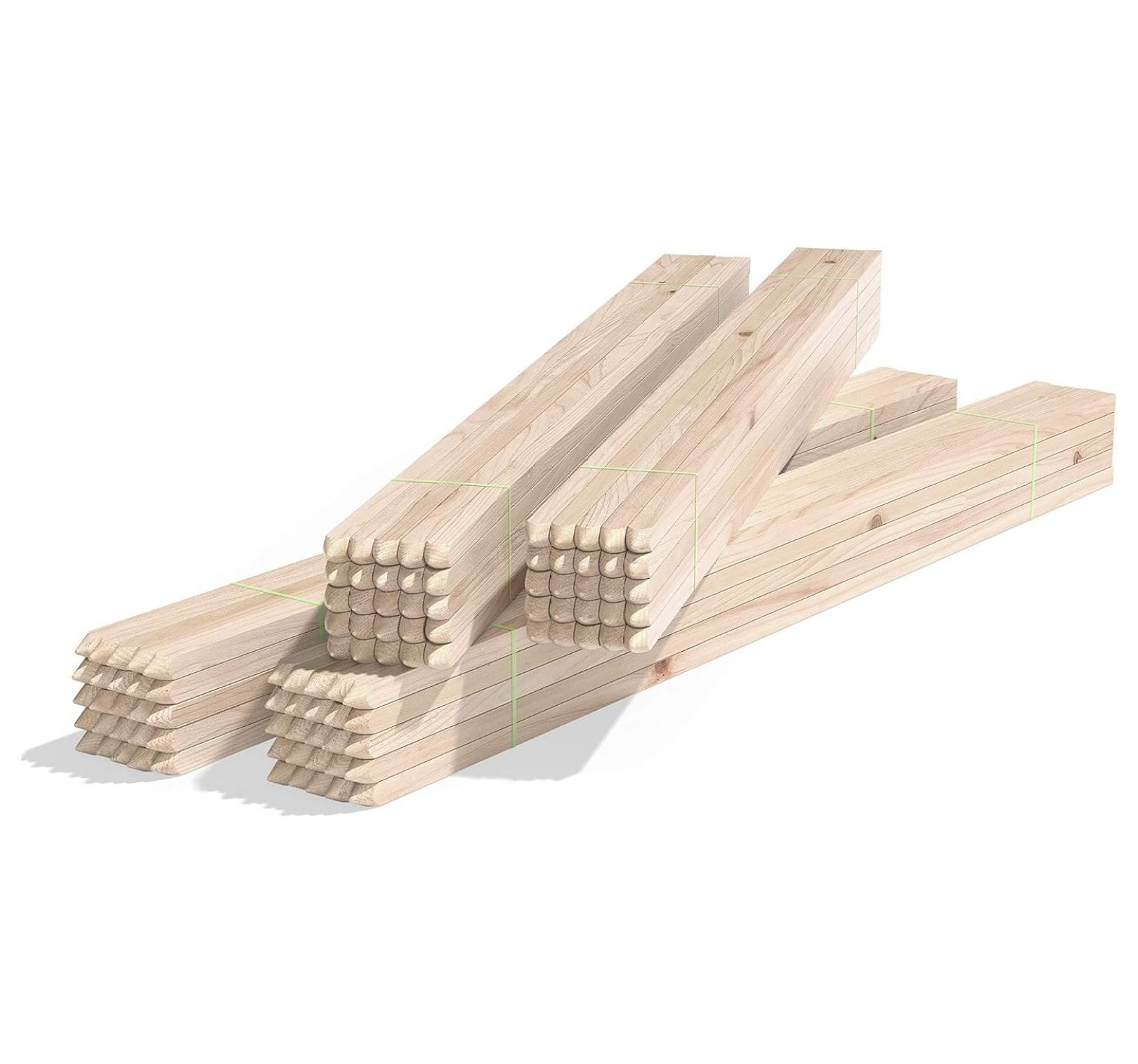 4 Ft. Garden and Sign Post Stakes (100 Pack) - Walmart.com