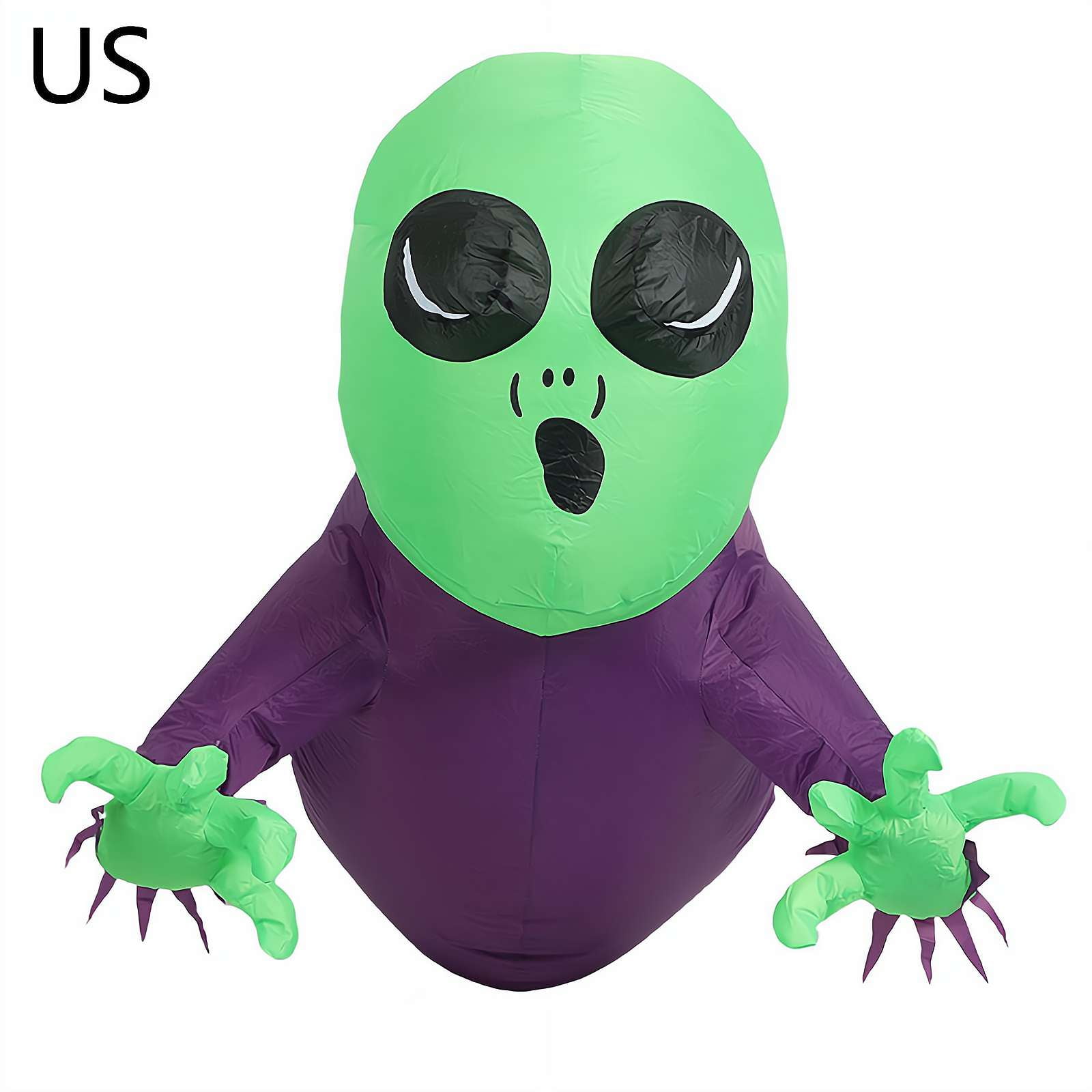 4 Ft Halloween Inflatables Outdoor Decorations AlienBroke Out from ...