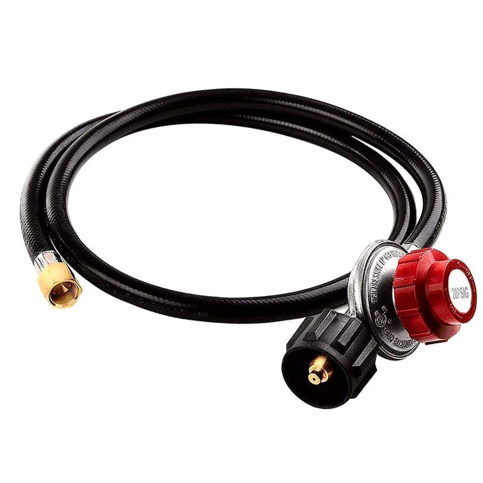4 Ft High Pressure 0-20 PSI Adjustable Regulator with -1 Type Hose ...