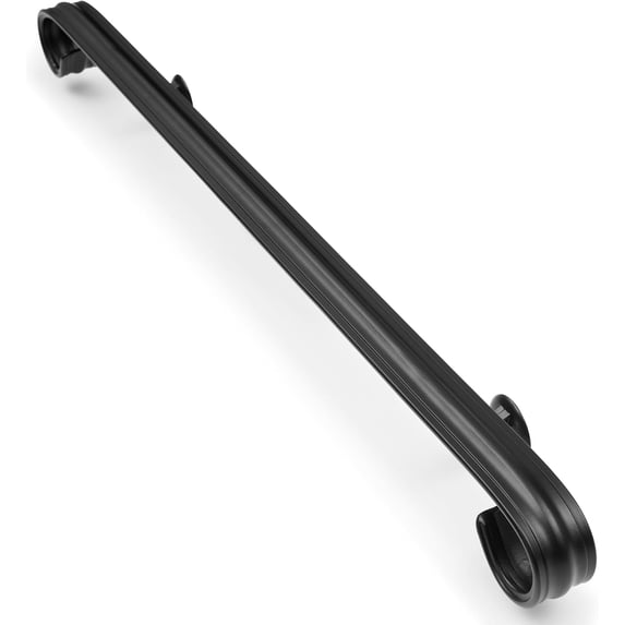 4 Ft Wrought Iron handrail Stair Rail Grab Bar Kit Matte Black Railing ...