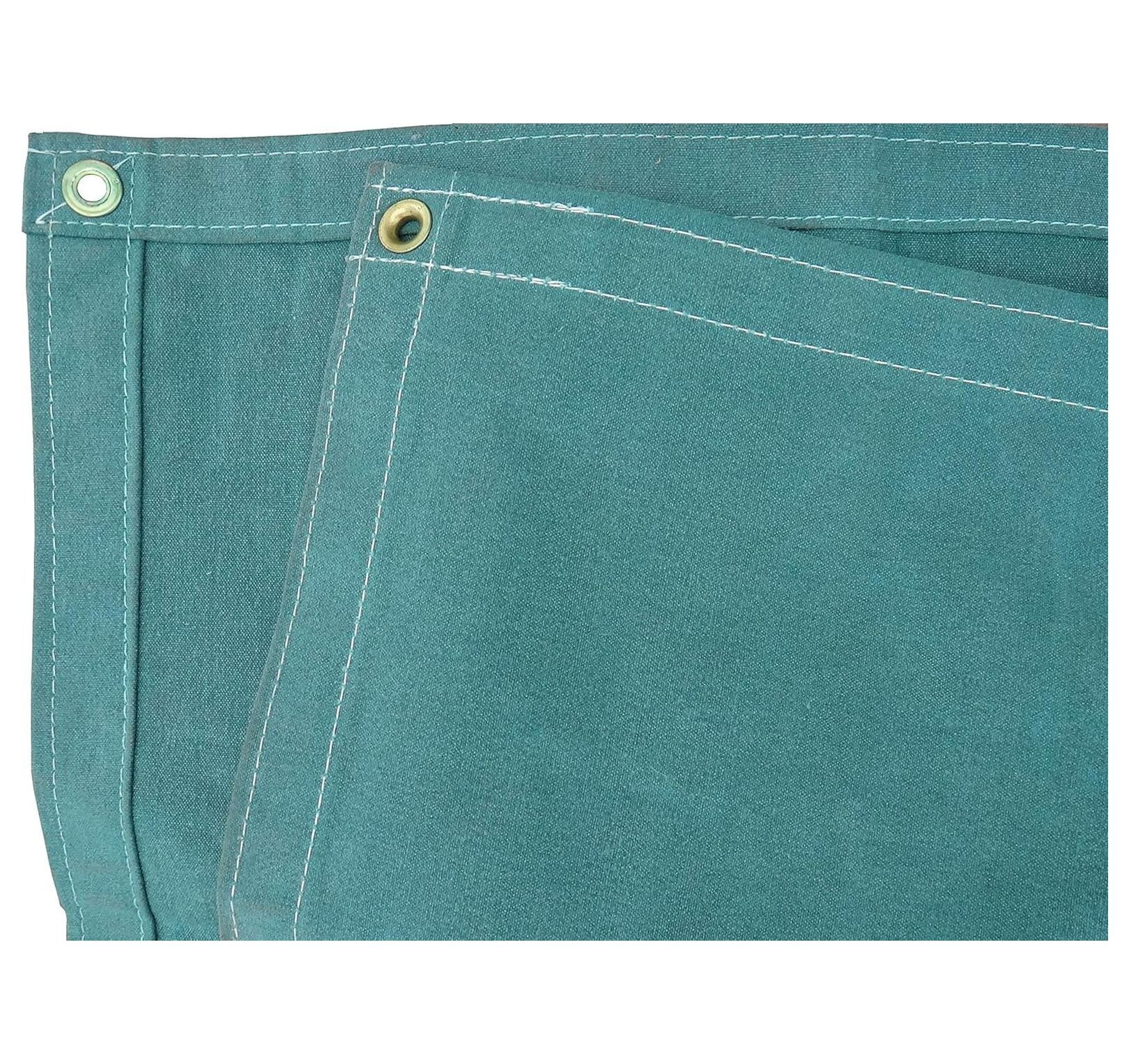 4 Ft. x 4 Ft. Green 10 Oz. Canvas Tarp - Walmart.com