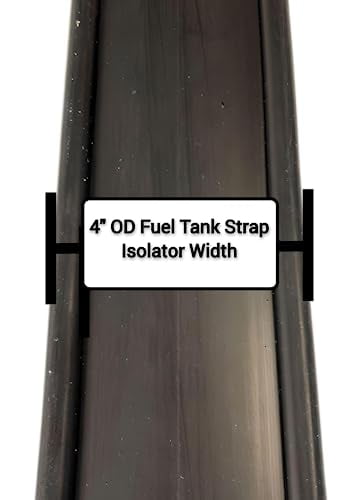 4" Fuel Tank Strap Isolator Compatible With Freightliner Trucks with 42 ...