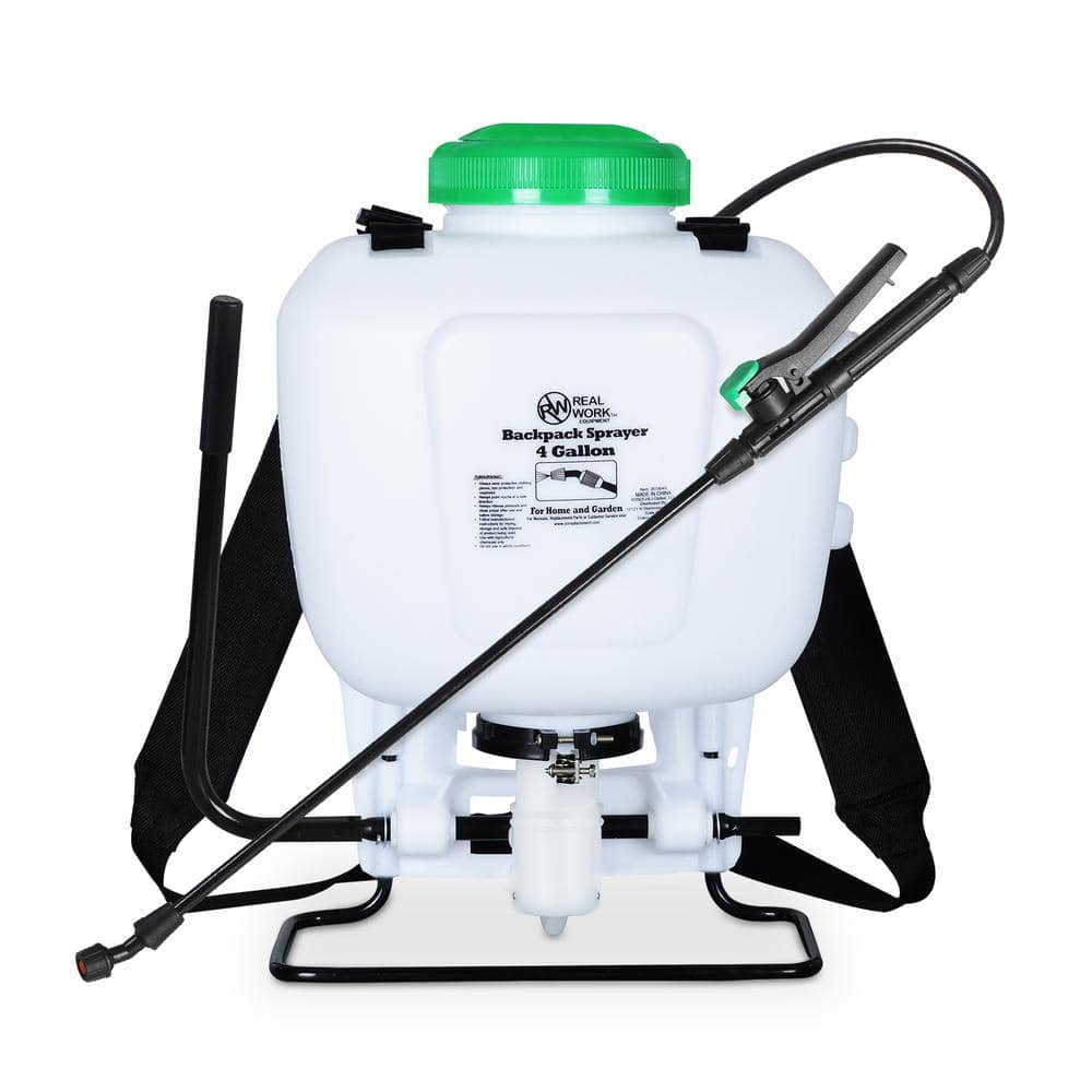 4 Gal. Backpack Sprayer with Padded Shoulder Strap for Pests & Weeds ...