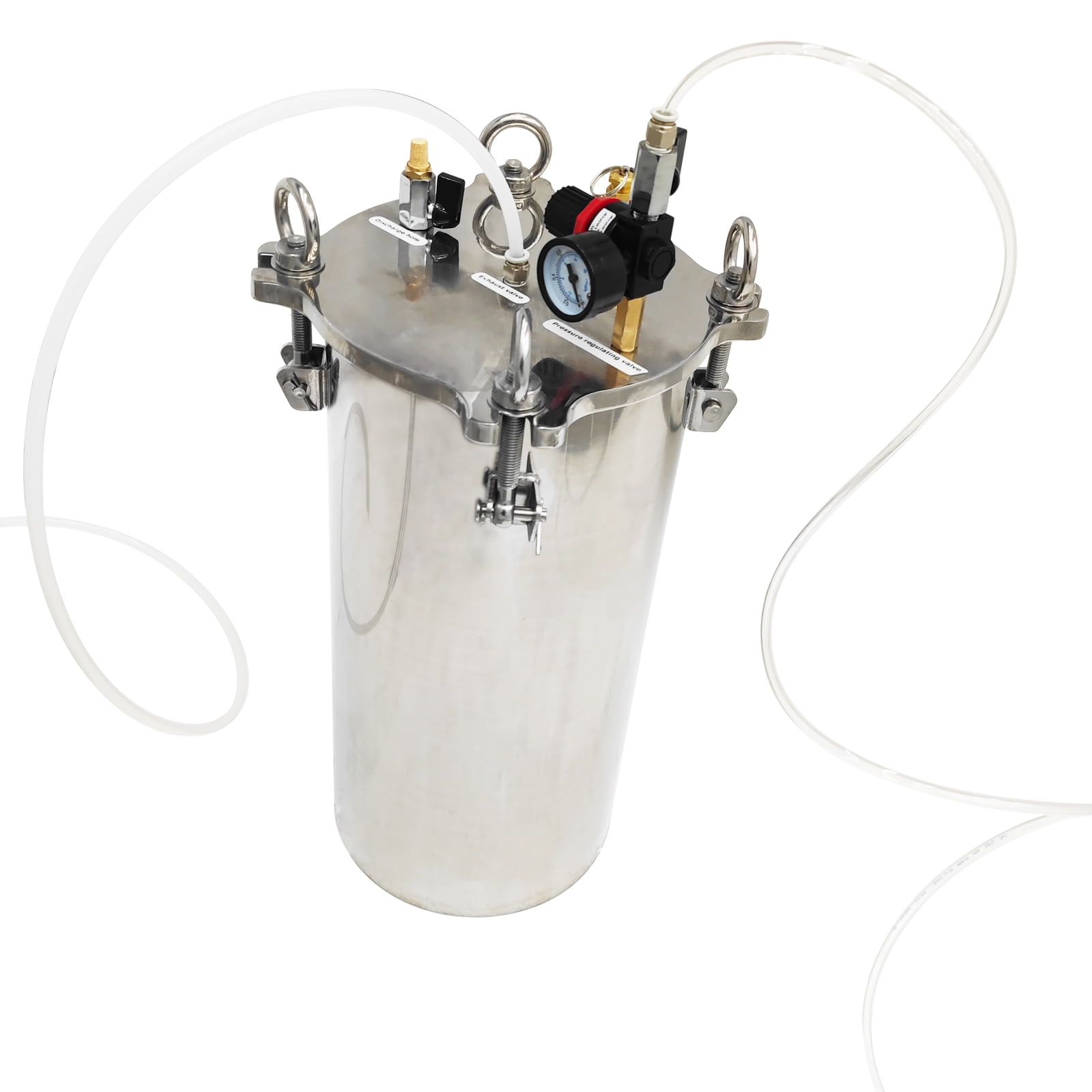 4 Gal Pressure Tank Barrel Stainless Steel for Glue Dispensing Machine ...
