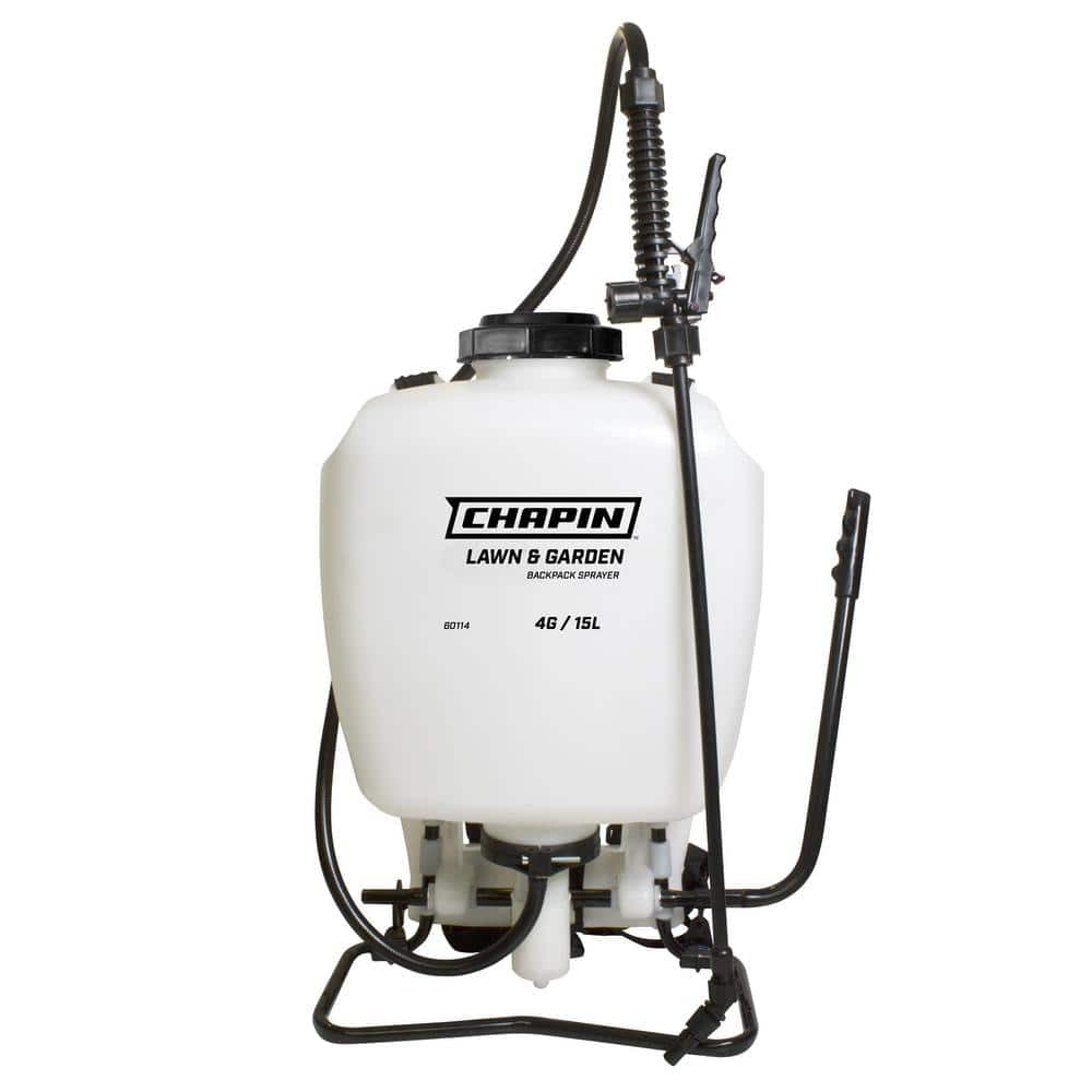 4 Gal. Tank with 3-Stage Filtration System Backpack Sprayer for ...