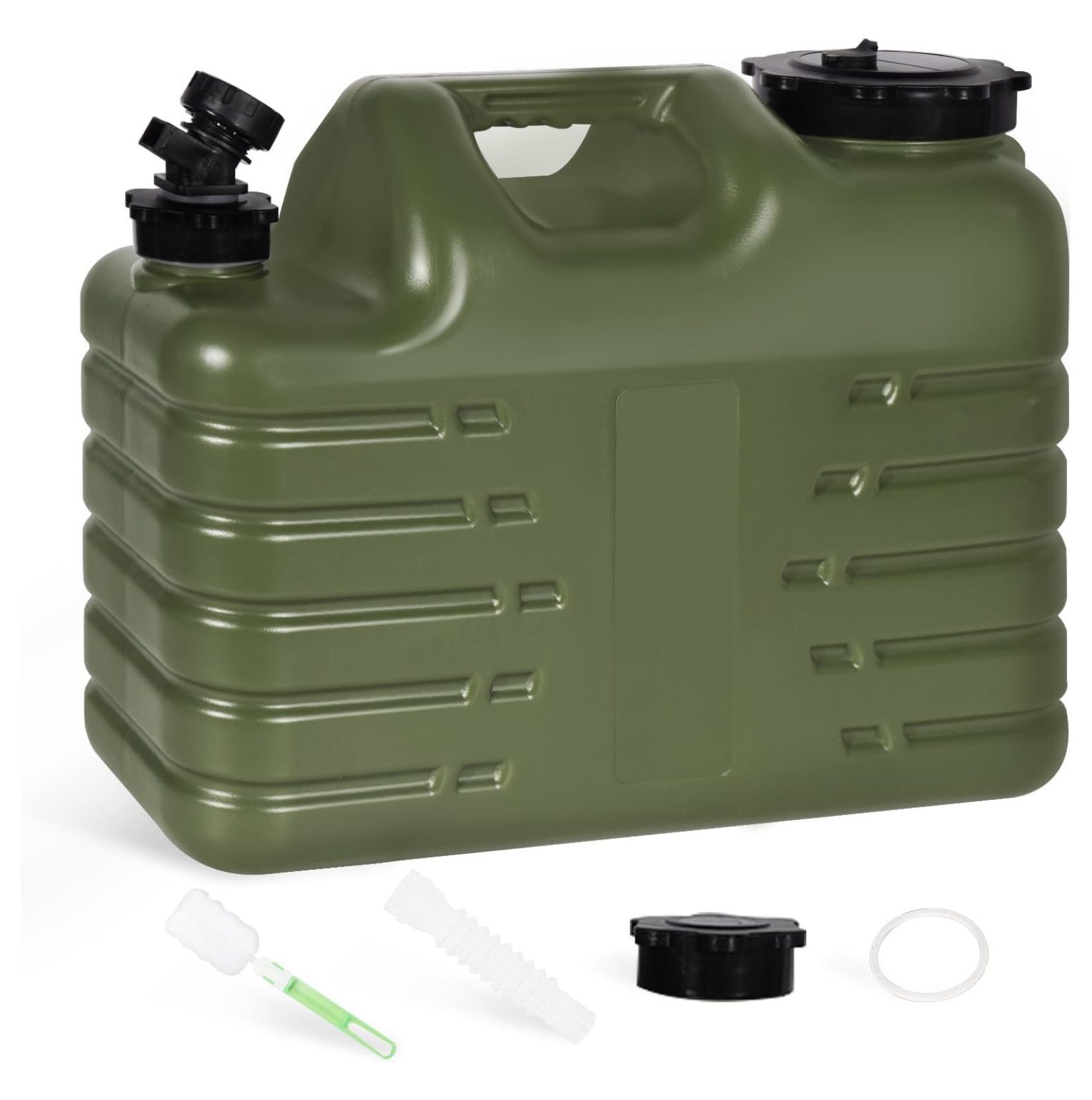4 Gallon/15L Portable Water Container with Spigot, Camping Water Jug ...