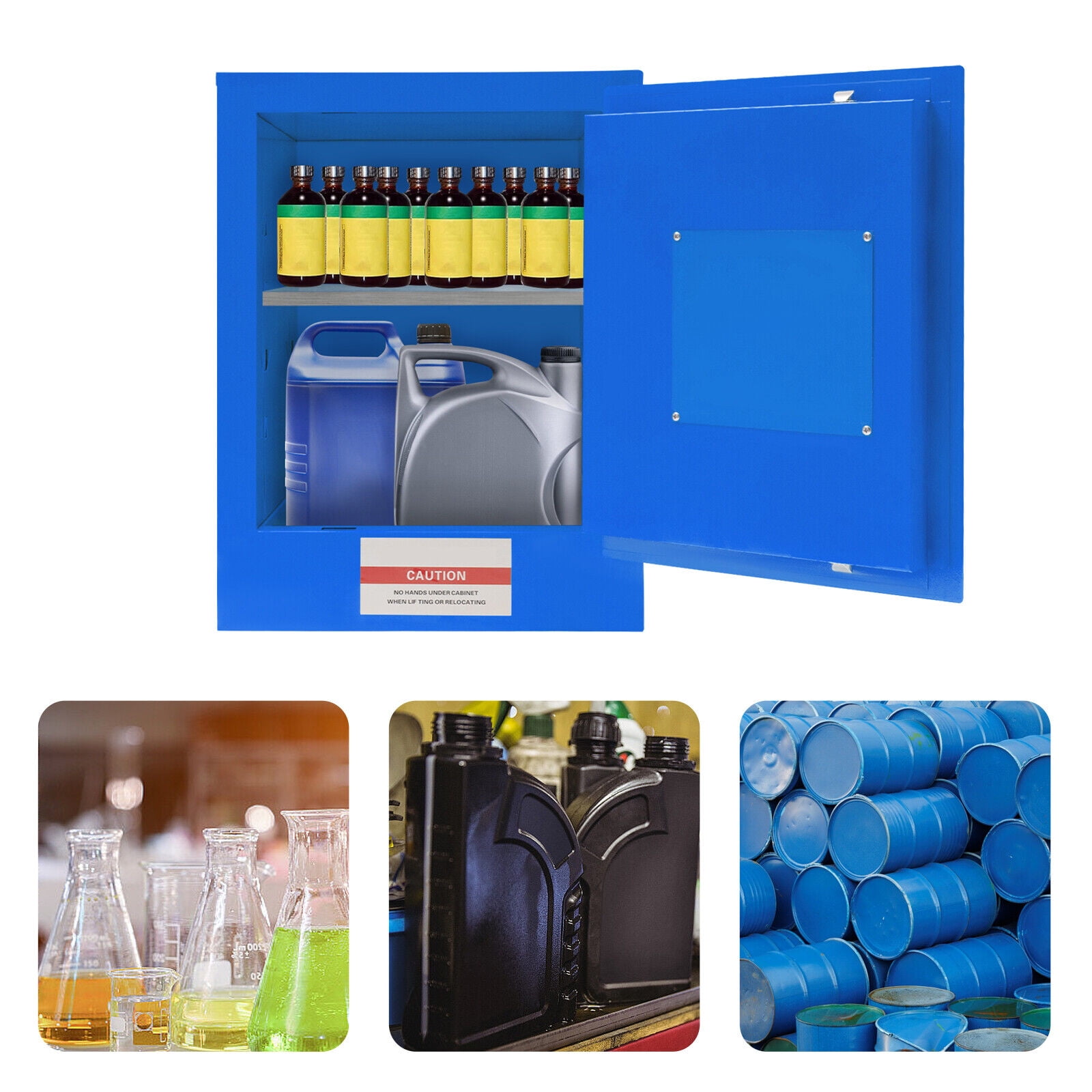 4 Gallon 18L Fireproof Safety Storage Cabinet for Flammable Liquid ...