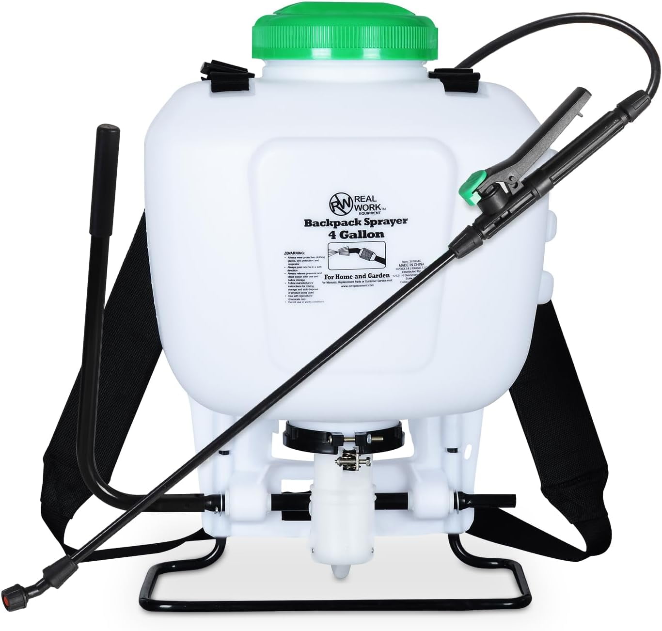 4-Gallon Backpack Sprayer with Padded Shoulder Strap for Pests & Weeds ...