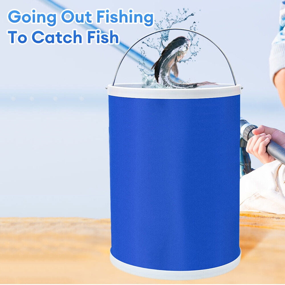 4 Gallon Collapsible Folding Water Bucket Container Portable Wash Basin ...