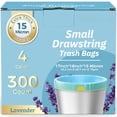 4 Gallon Drawstring Small Trash Bags 300 Count - Walmart.com