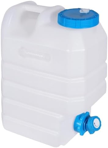 4 Gallon Portable Water Container with Spigot, Camping Water Storage ...