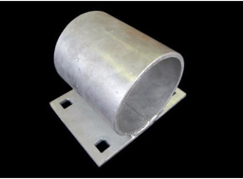 4" Galvanized Dock Pipe Leg Holder/Sleeve - Walmart.com