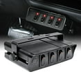 4-Gang 12V Rocker Switch Box [20 Amp Max.] [12 AWG Wires][12 Volt DC ...