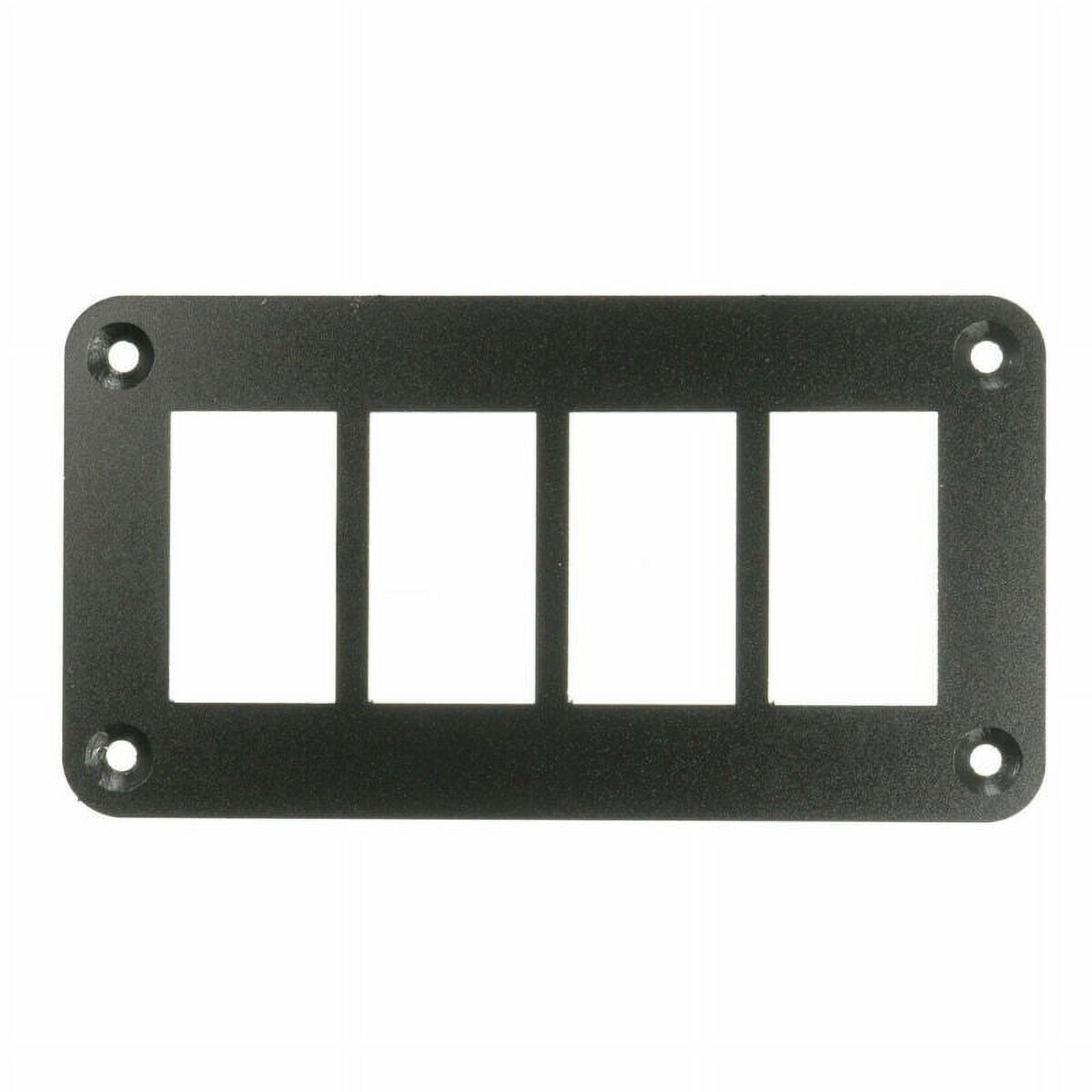4-Gang Boat Marine Switch Panel Metal Holder Dash Board LED Rocker ...