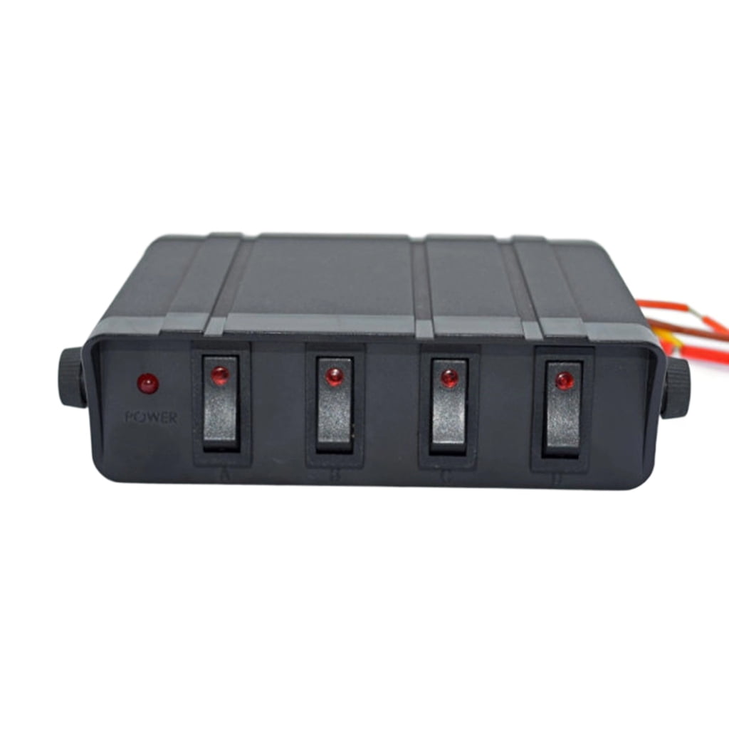 4 Gang Toggle Switch Box Waterproof 4 Gang Switch Panel Simplified ...