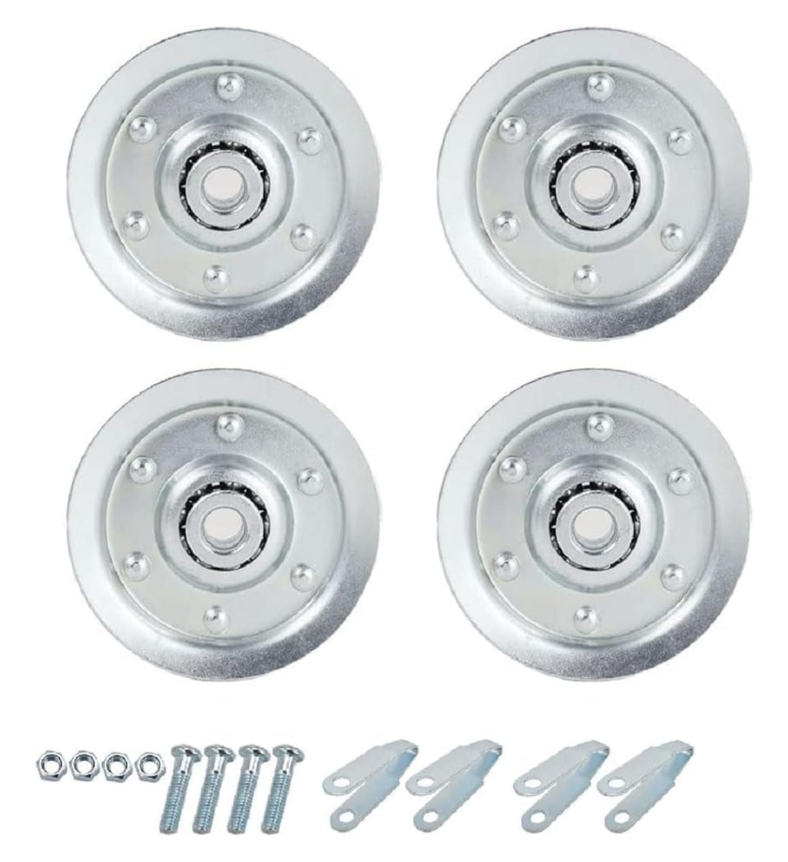 4" Garage Door Pulley, 1/8" - 400LB Load, with Sheave Pulley, Clevis ...