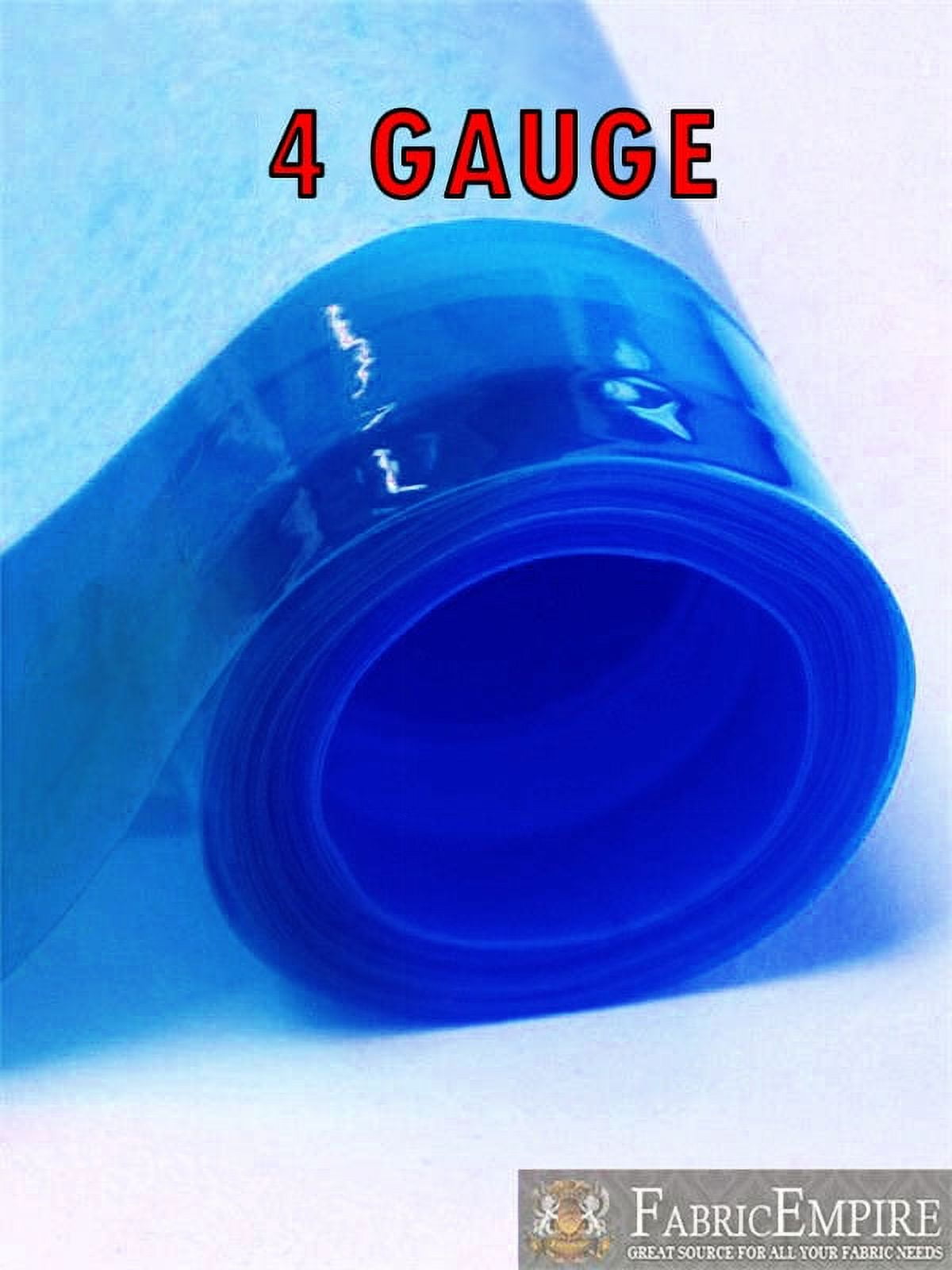4 Gauge ROYAL BLUE Tinted Plastic Vinyl Fabric 48" Wide Sold By The ...