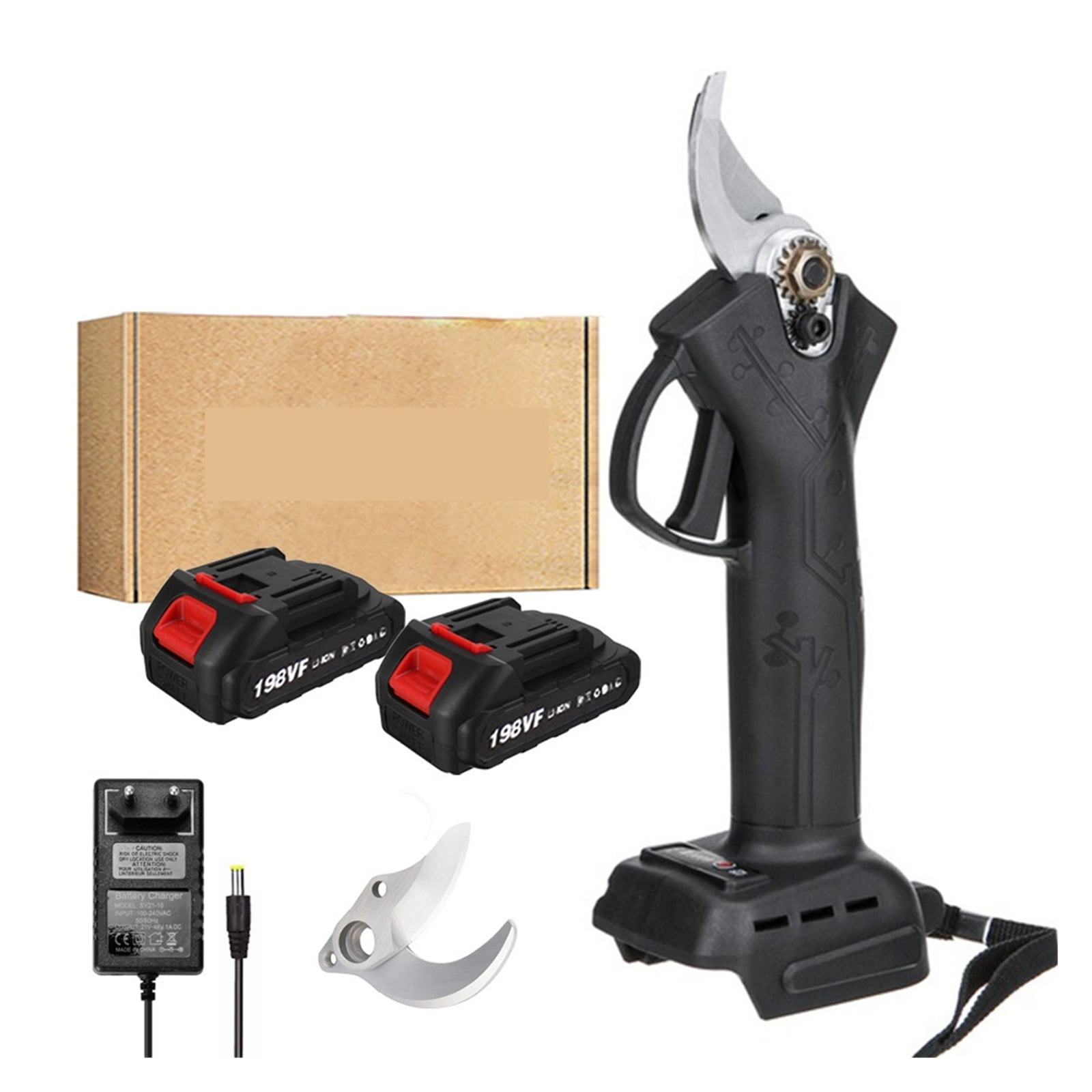 4 Gears Electric Pruner Brushless Pruning Shears Cordless Pruner ...