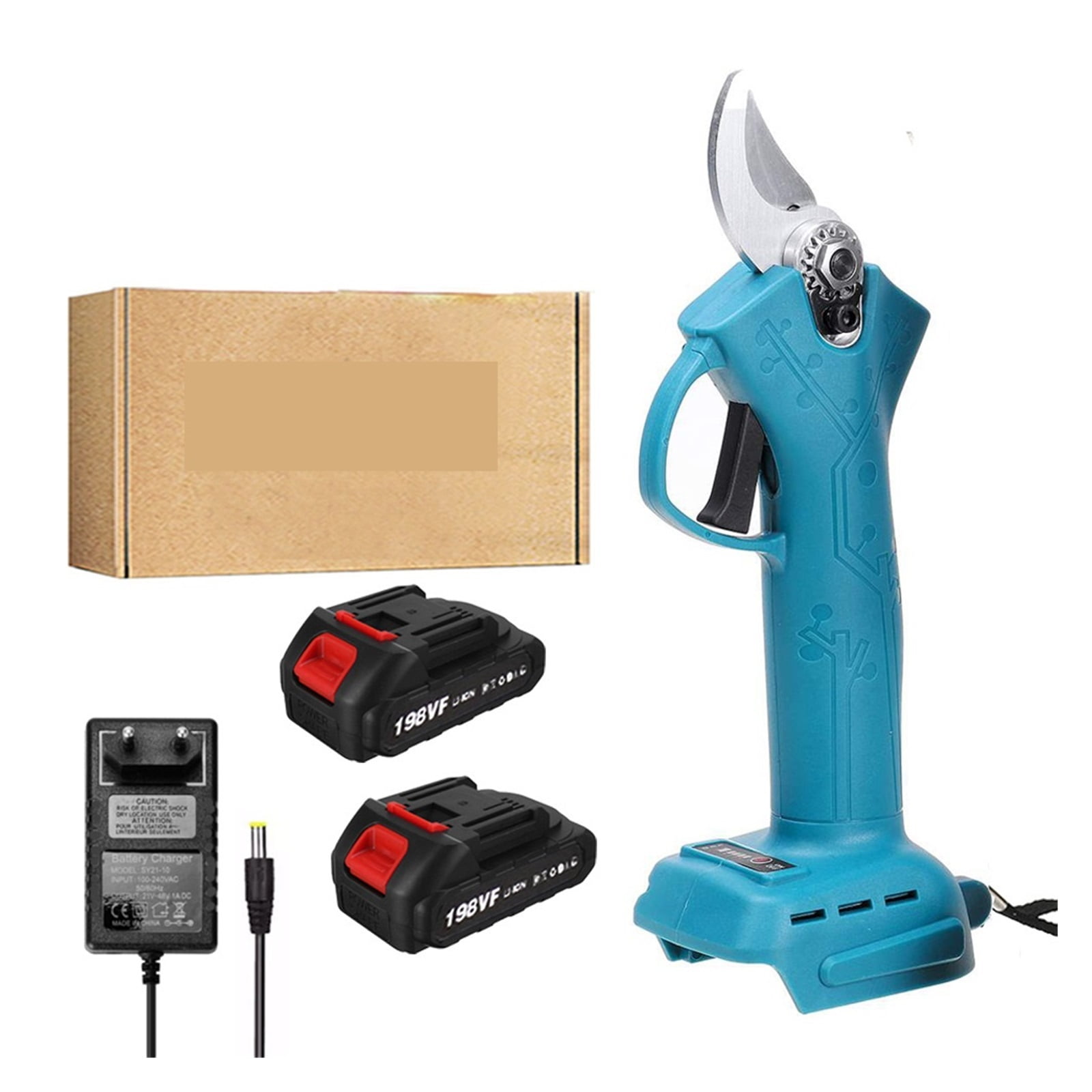 4 Gears Electric Pruner Brushless Pruning Shears Cordless Pruner ...