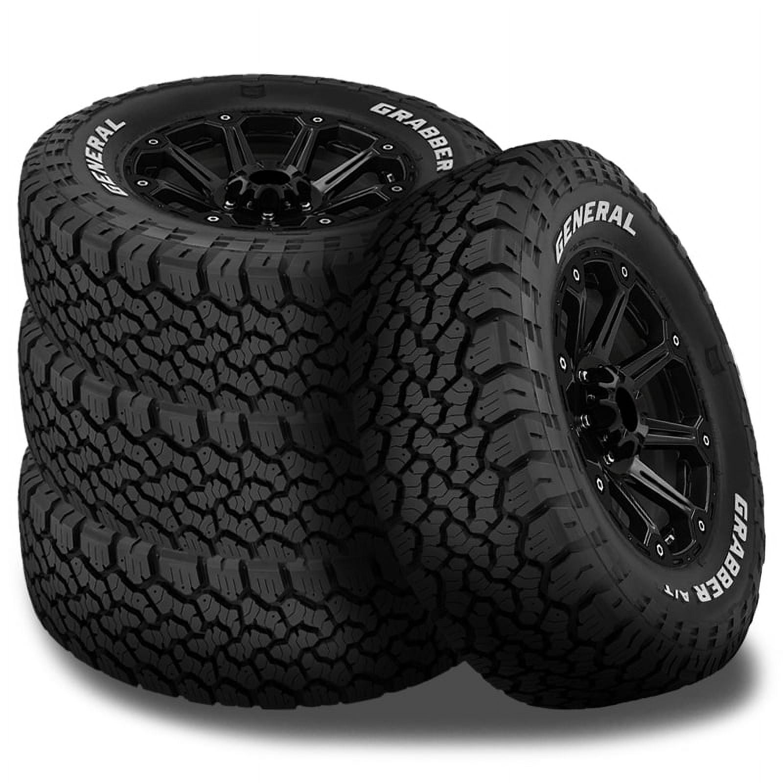 4 General Grabber A/TX RWL 265/70R17 121/118S All Terrain 3PMSF 50K Mi ...