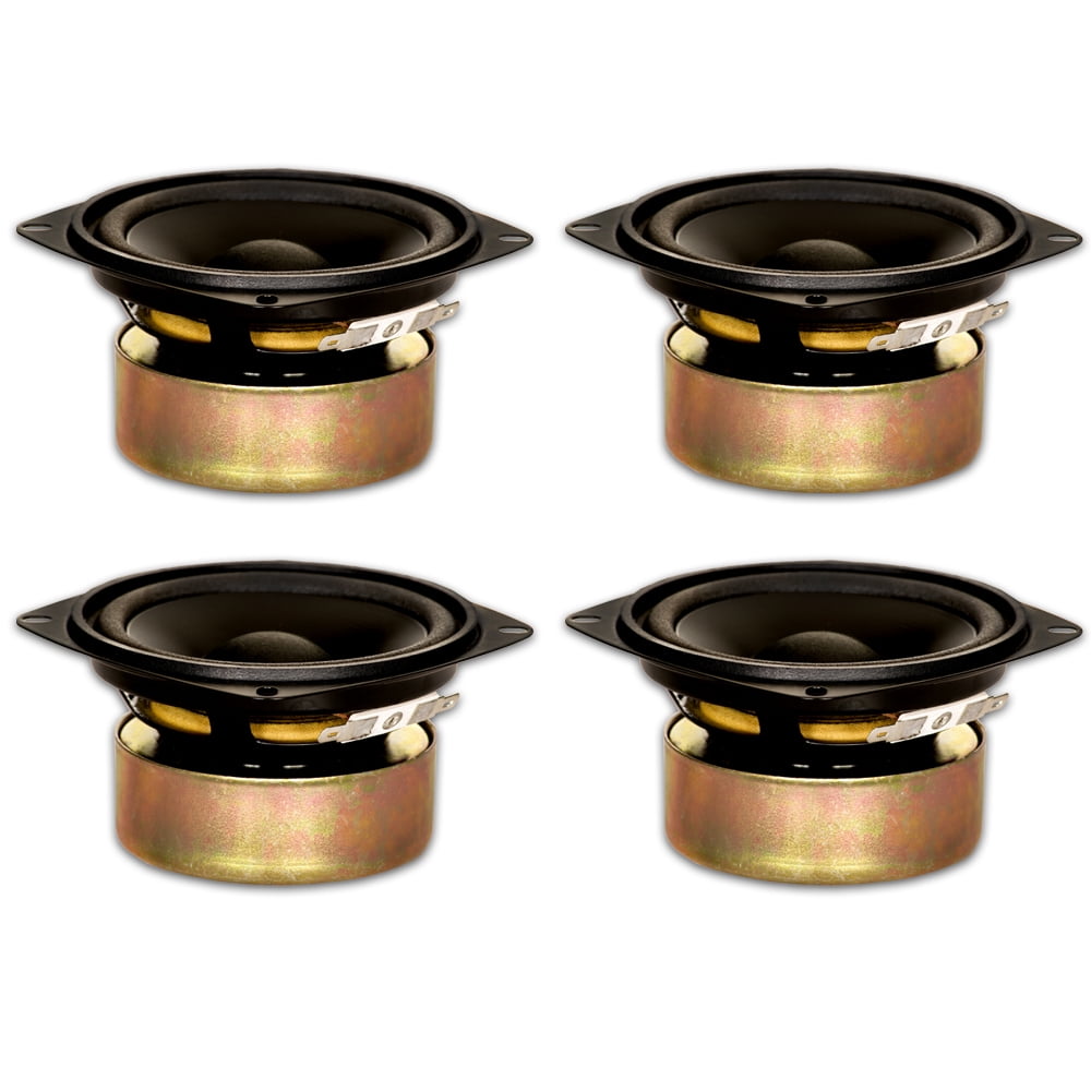 4 Goldwood Sound GW-204/4S Shielded 4" Woofers 70 Watt each 4ohm ...