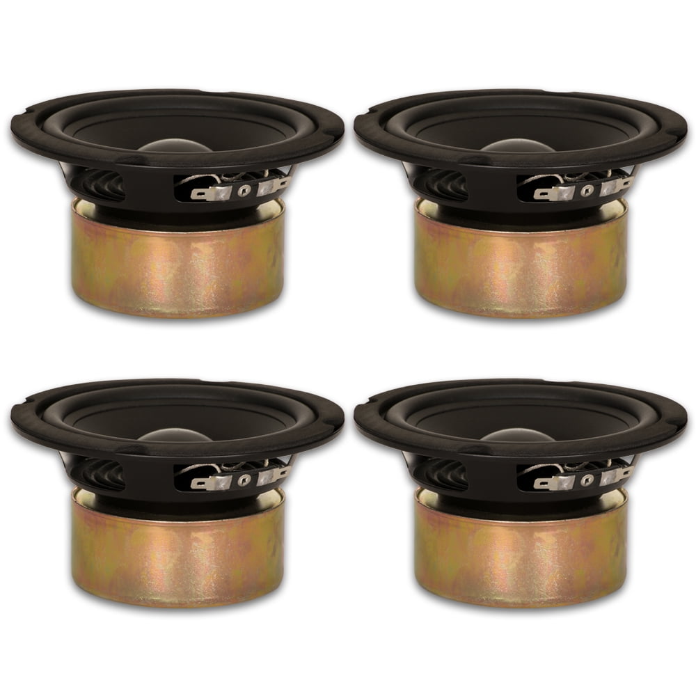 4 Goldwood Sound GW-5028/S Shielded 5.25" Woofers 130 Watt each 8ohm ...