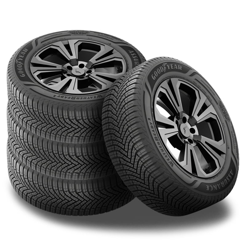 4 Goodyear Assurance WeatherReady 2 225/40R18 92W 3PMSF 60K Mi Warranty ...