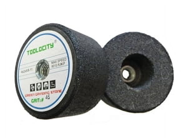 4" Green Grinding Stone 120 Grit W/ 5/8-11 Thread 10 pc box - Walmart.com