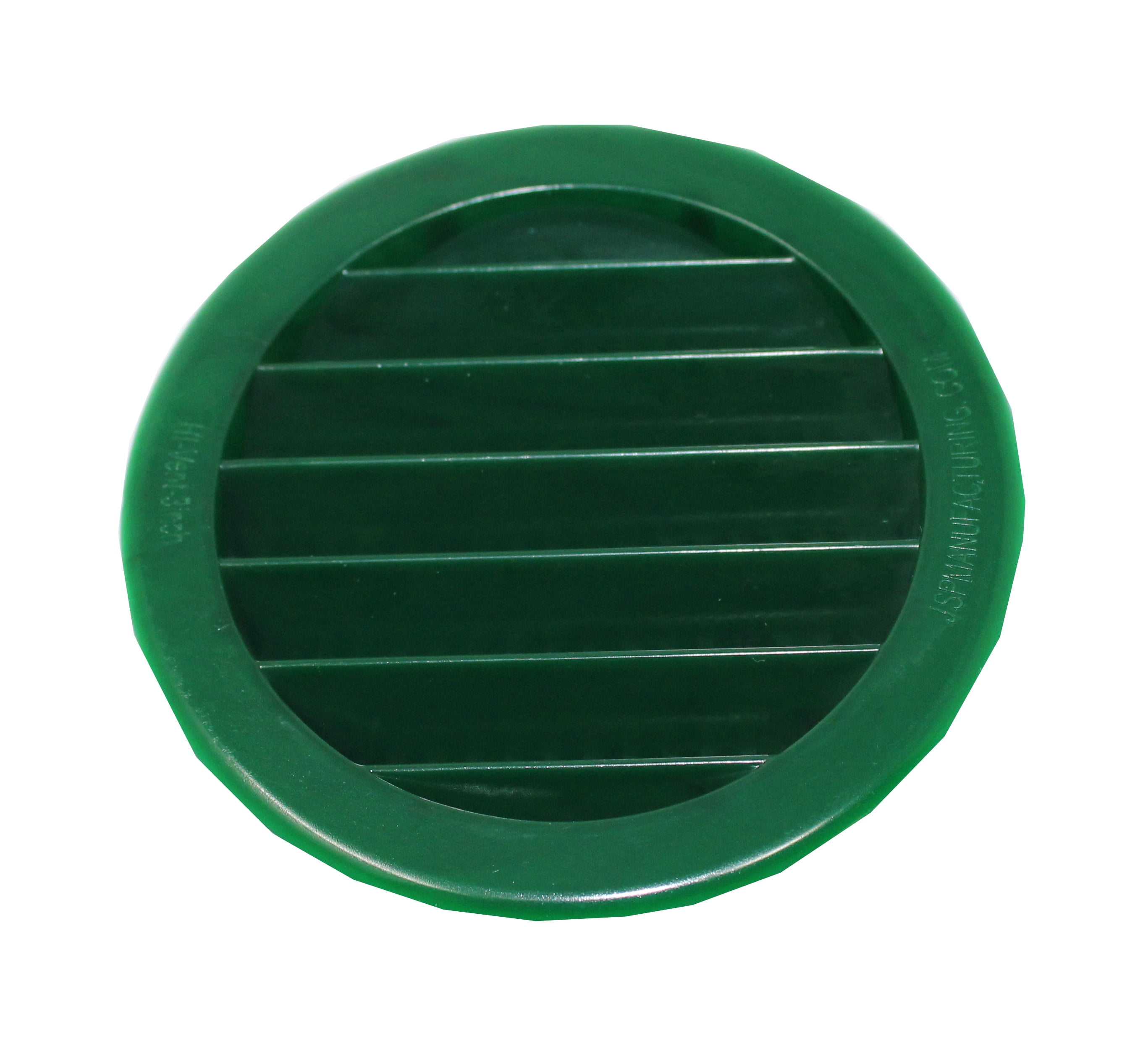 4" Green Round Plastic Louver Soffit Air Vent - Walmart.com