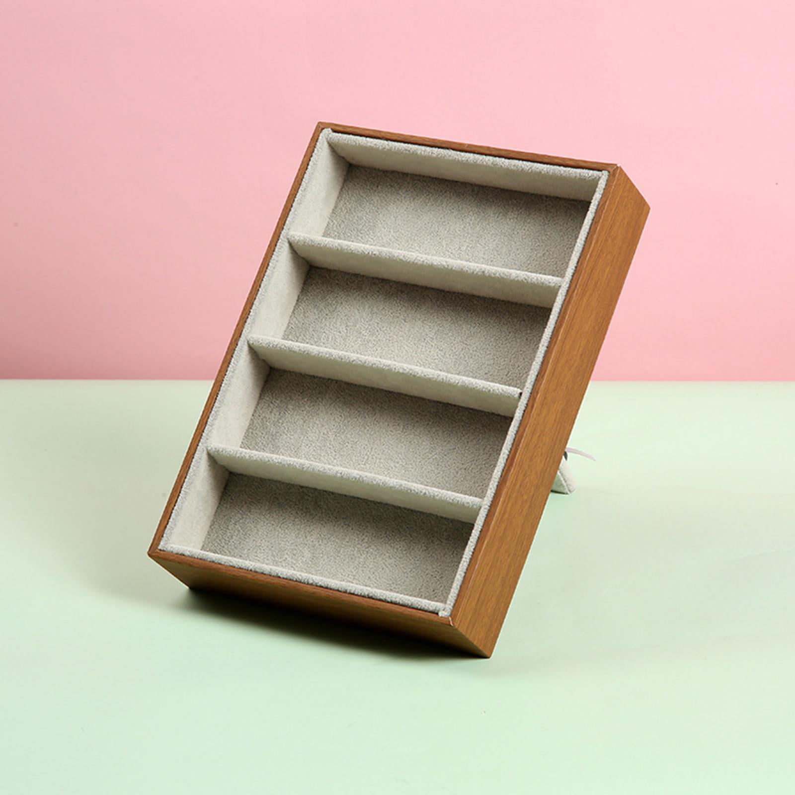 4 Grid Jewelry Sunglass Show Tray Glasses Display Storage Organizer Box ...