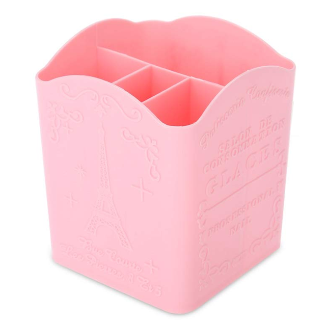 4 Grid Pen Holder Tool Nail Tool Storage Box Stationery Cosmetic ...