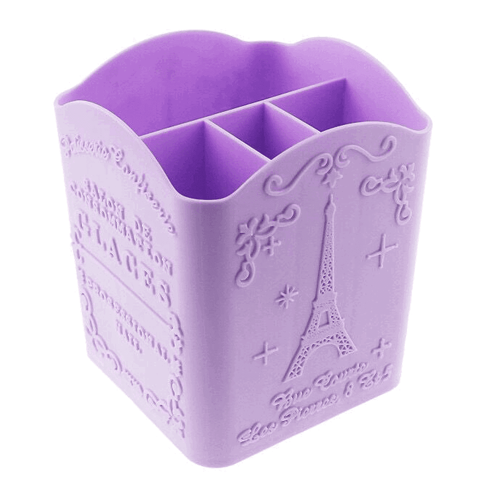 4 Grid Pen Holder Tool Nail Tool Storage Box Stationery Cosmetic ...