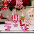 4 Grids Box Set Valentine's Day Hanging Decorations 2026, Pink Romantic ...