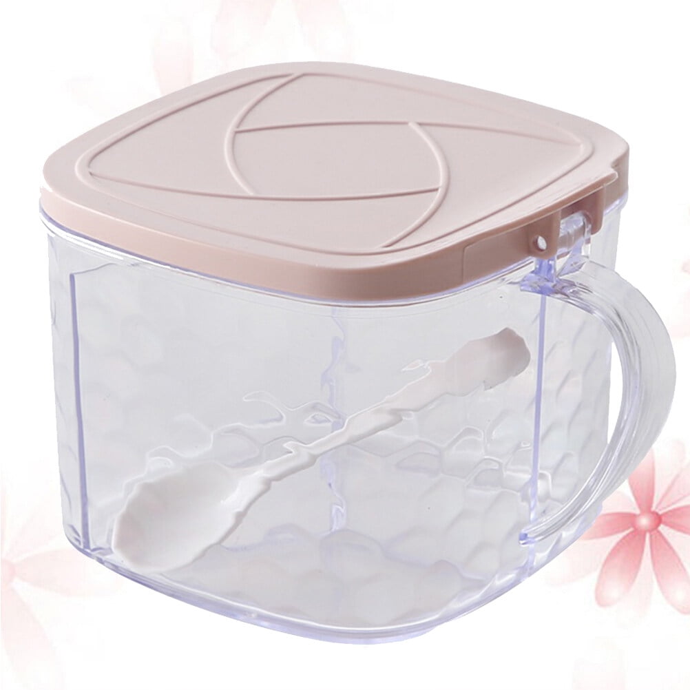 4 Grids Salt Container Kitchen Seasoning Organizer Plastic Containers ...