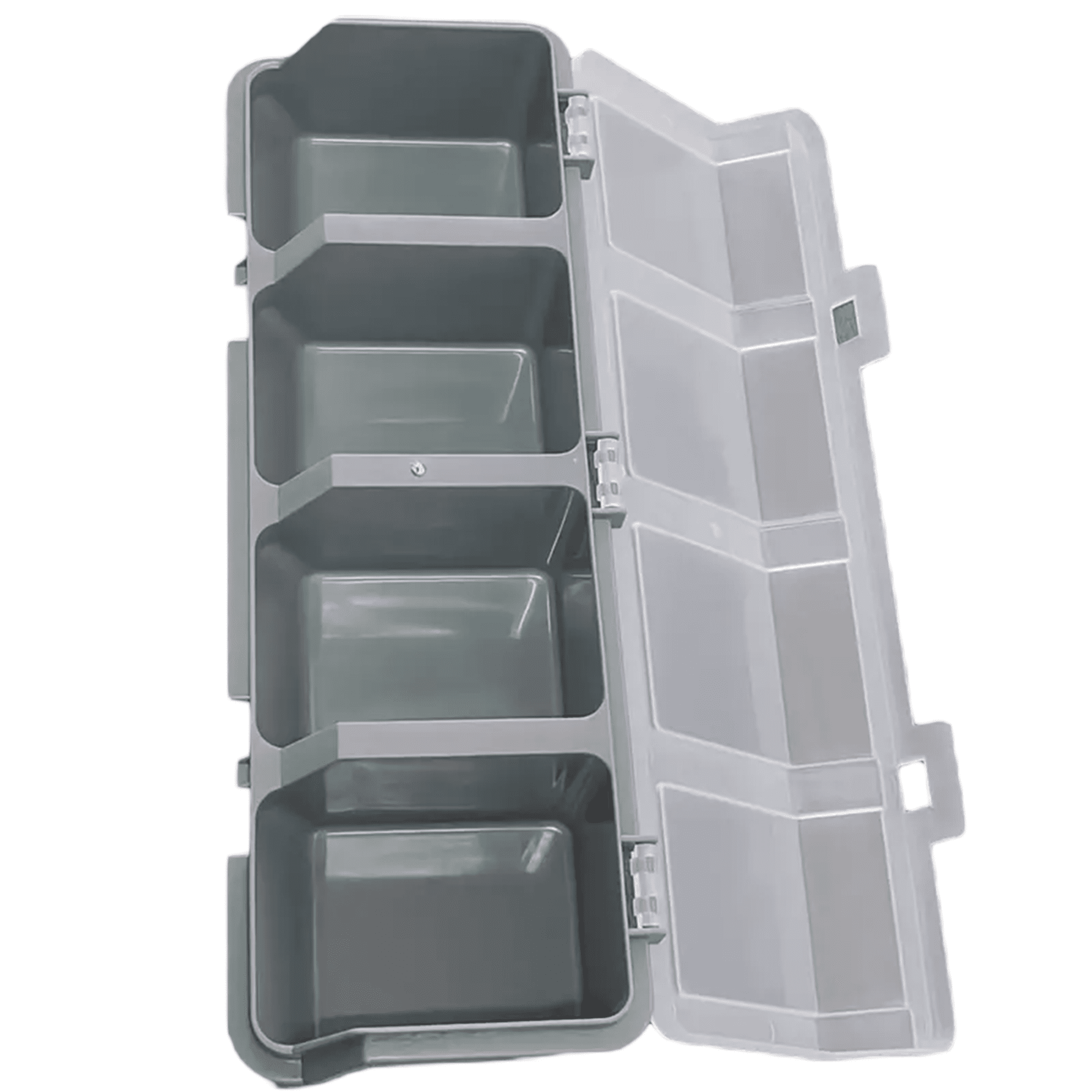 4 Grids Tool Organizer, Small Parts Tool Box, Screw Organizer, Hardware ...