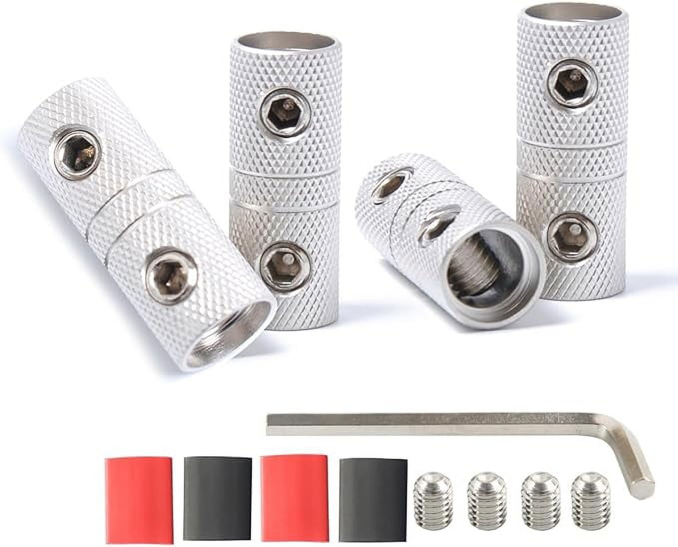 4 Guage Wire Splice Connectors 4 AWG Battery Cable Splicing Amplifier ...