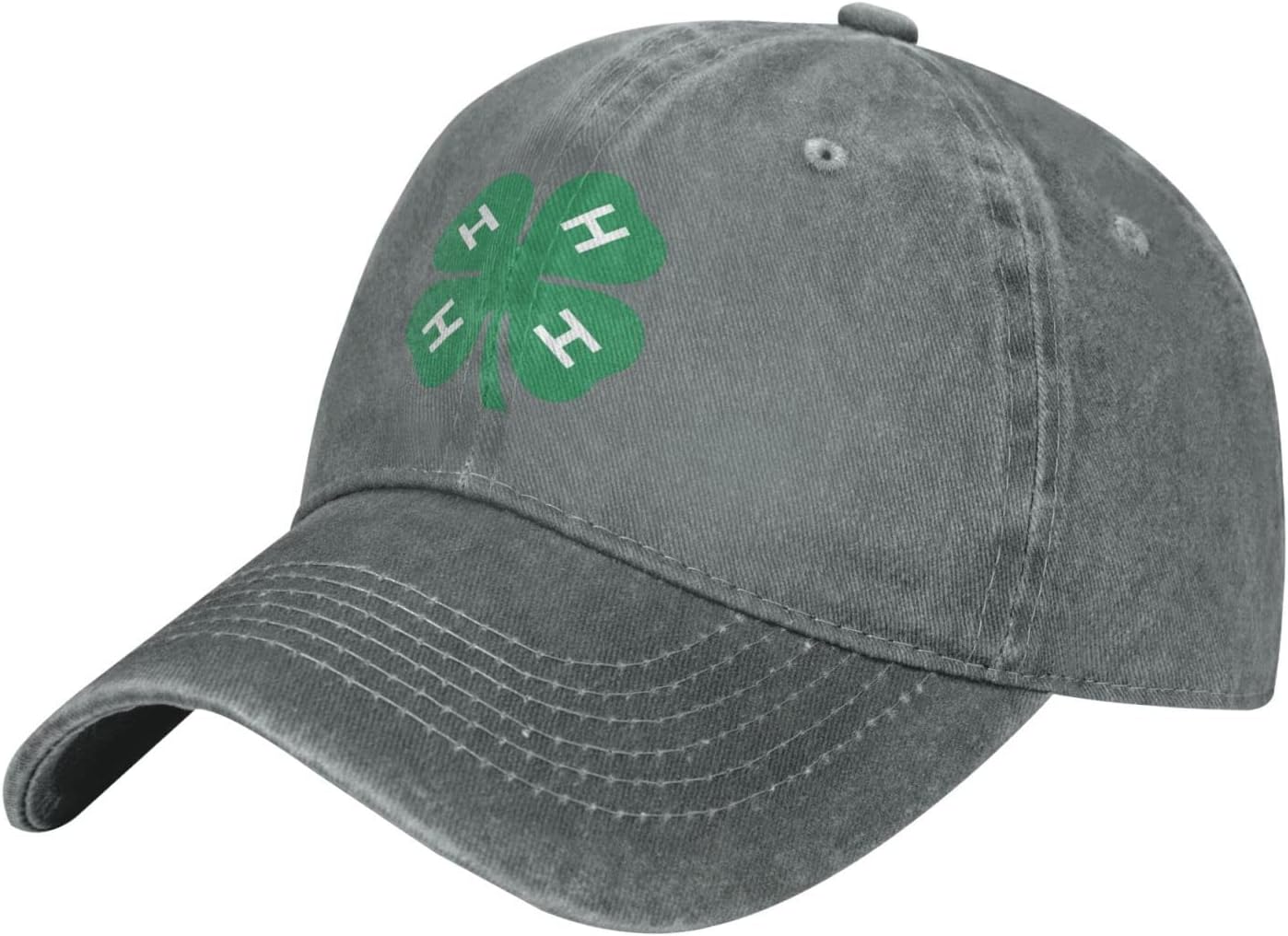 4-H Clover Baseball Cowboy Hat Adjustable Trucker Hat - Walmart.com
