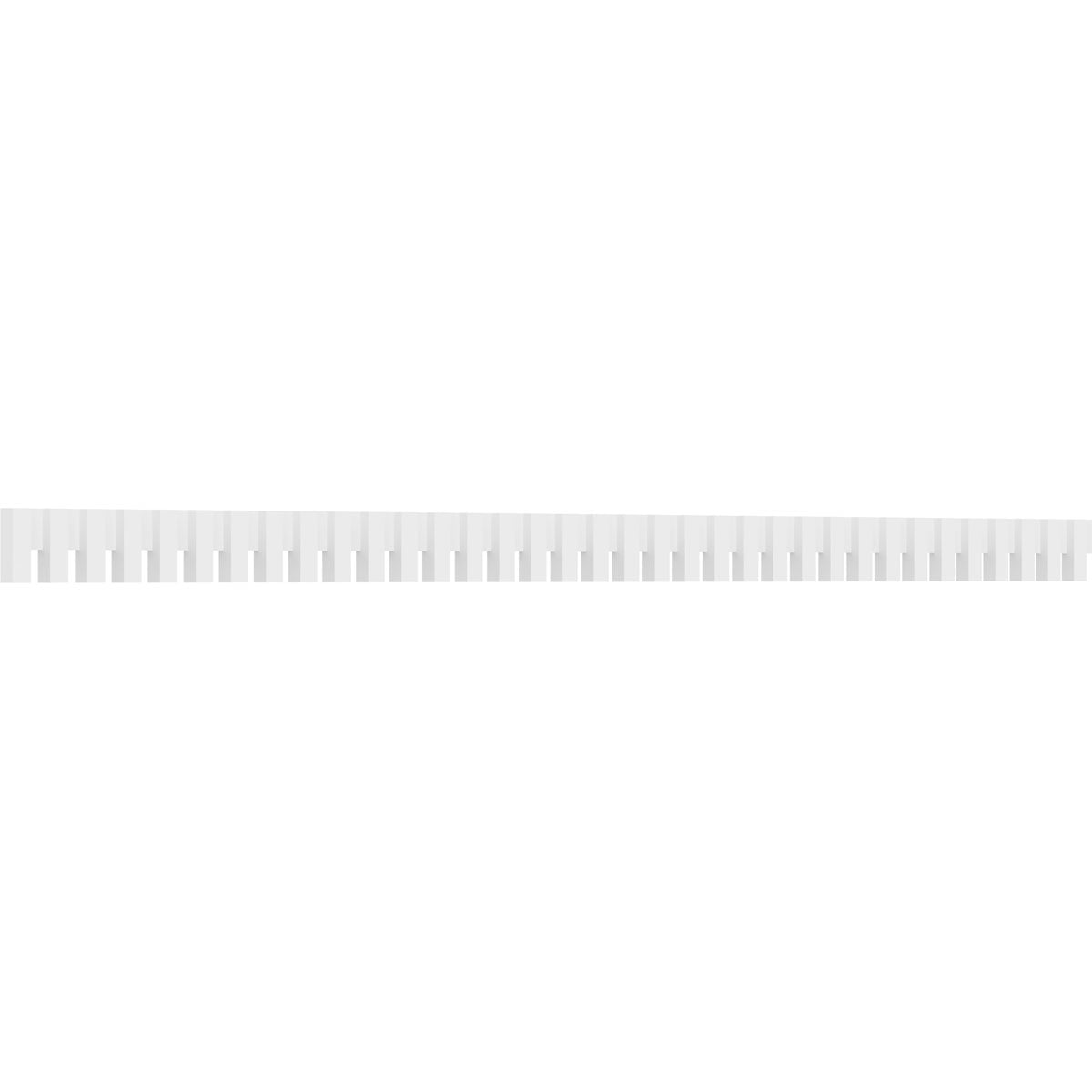 4"H x 1"P x 93 3/8"L Elizabeth Architectural Grade PVC Dentil Block ...